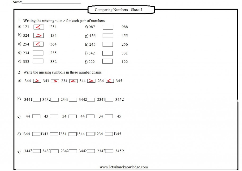 Grade 2 Maths Complete Worksheets – Lets Share Knowledge